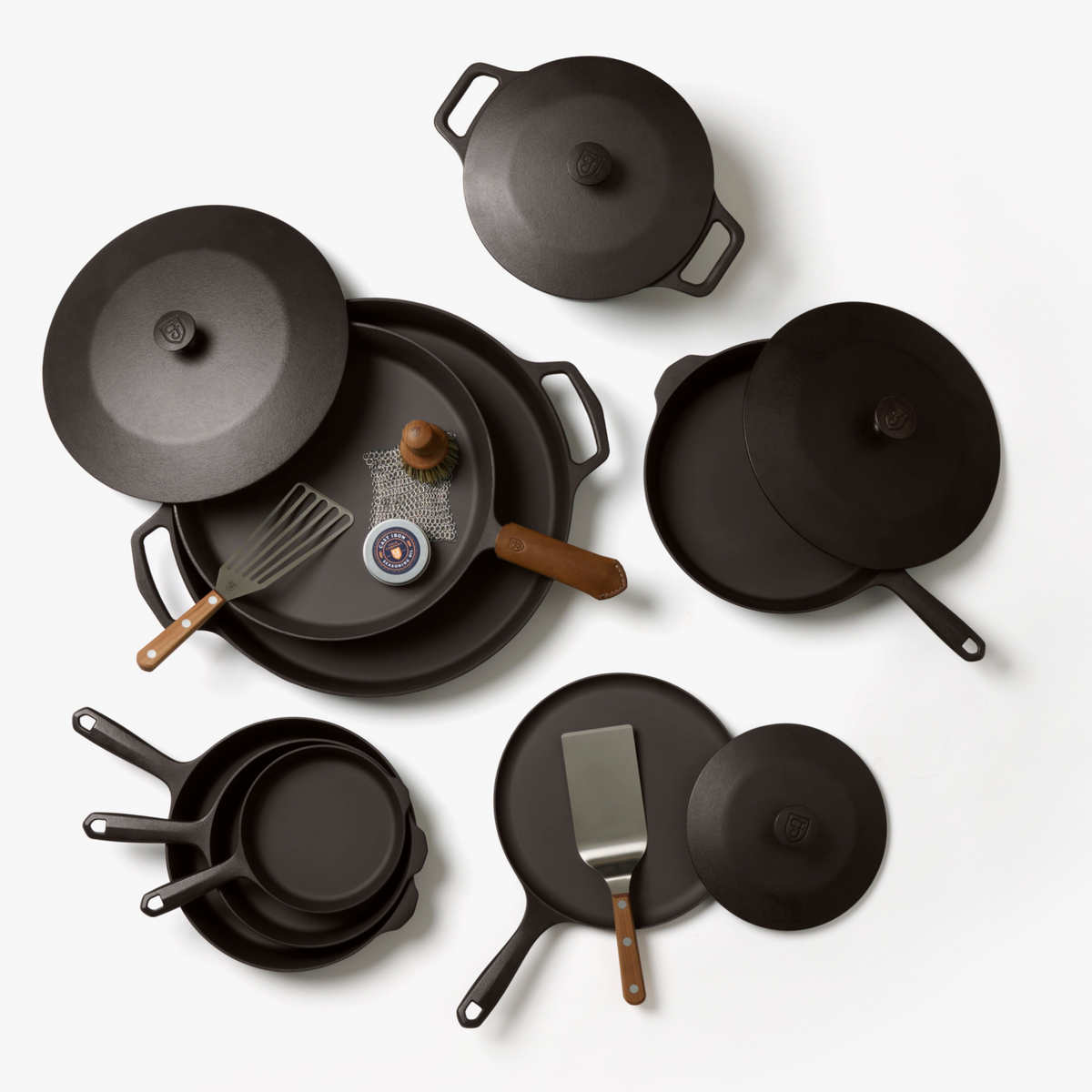 12-Piece Cast Iron Set & Accessories – Field Company